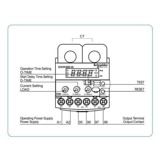 EOCR-SSD-30S - Rờ Le Điện Tử Bảo Vệ Quá Dòng Có Màn Hình LED 3-30A 220VAC